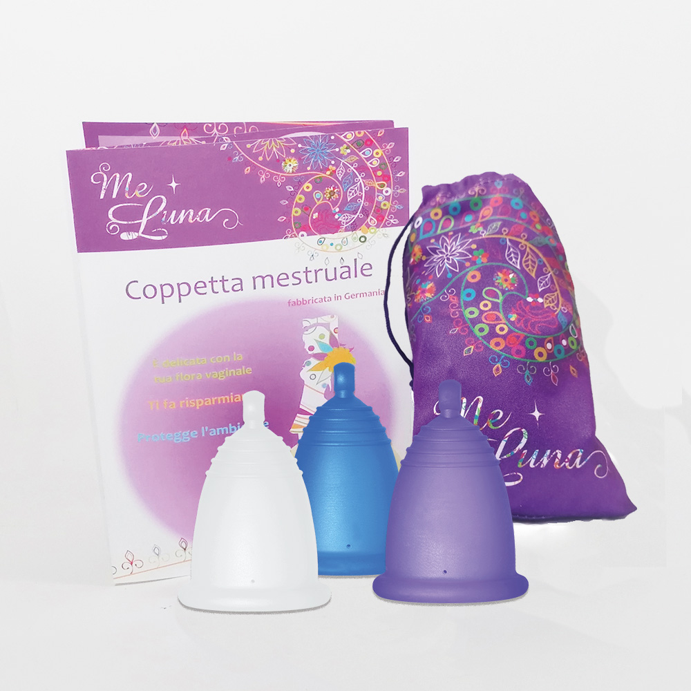 Vendita coppetta mestruale Meluna in TPE (Elastomero Termoplastico)
