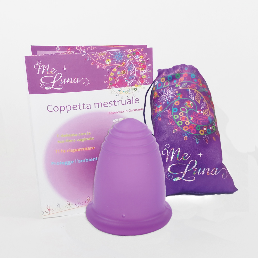 Vendita coppetta mestruale Meluna in TPE (Elastomero Termoplastico)